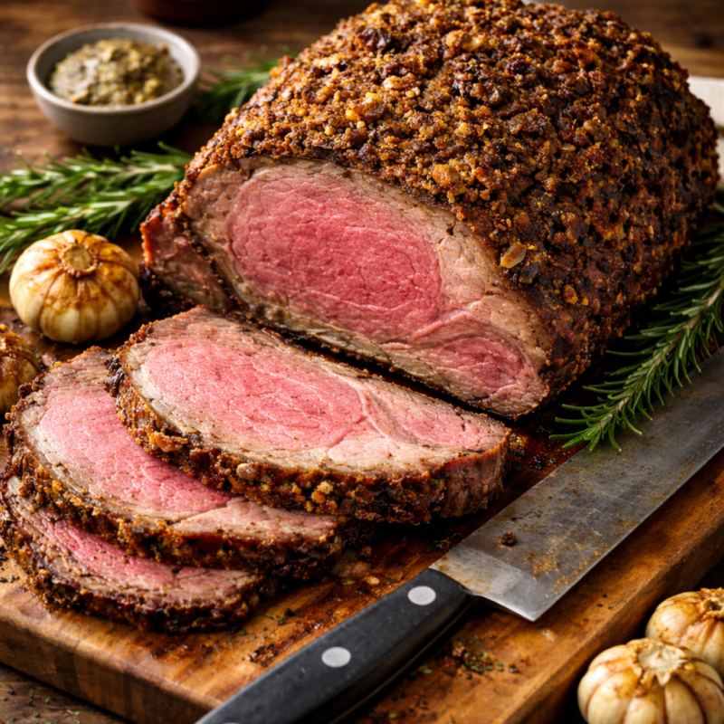 Steakhouse Crusted Prime Rib Roast - PSI Legacy Food